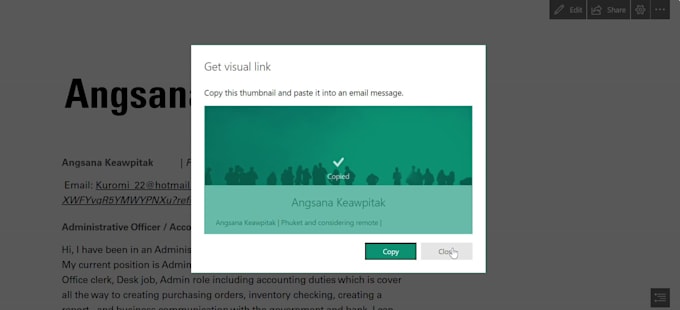 Create a interactive resume or cv by Benamad | Fiverr
