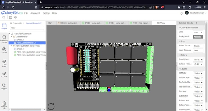 Do pcb designing for you by Harshalgunwani | Fiverr