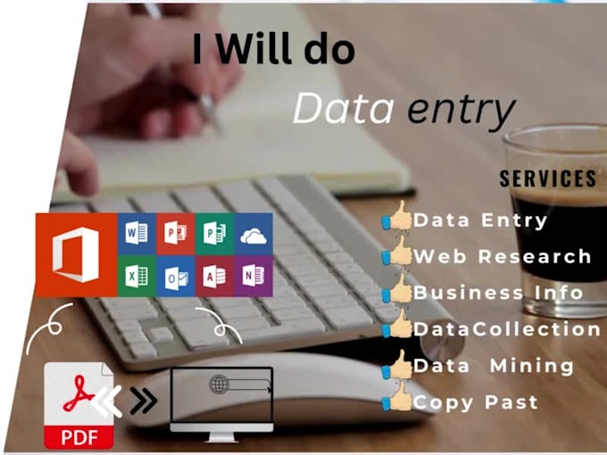 Do accurate data entry and admin tasks by Dino_stn | Fiverr