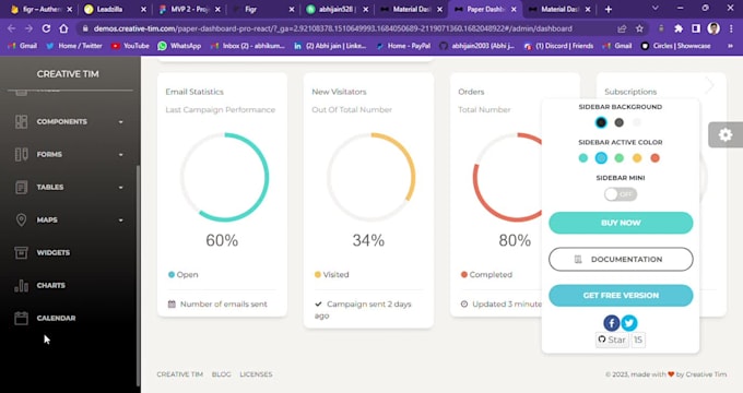 Build a interactive dashboard for your website by Abhijain528 | Fiverr