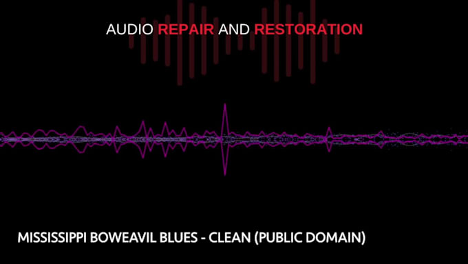 Repair and restore your audio and music recordings by Rdmusic007 | Fiverr