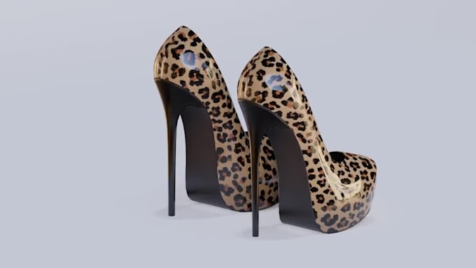 Render commercial 3d heel model, heel design with animation by Razialt ...