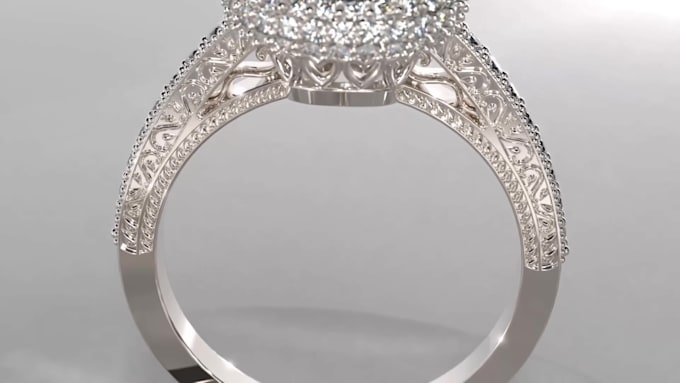 Make 3d jewelry design 3d jewelry animation 3d ring animation jewelry ...