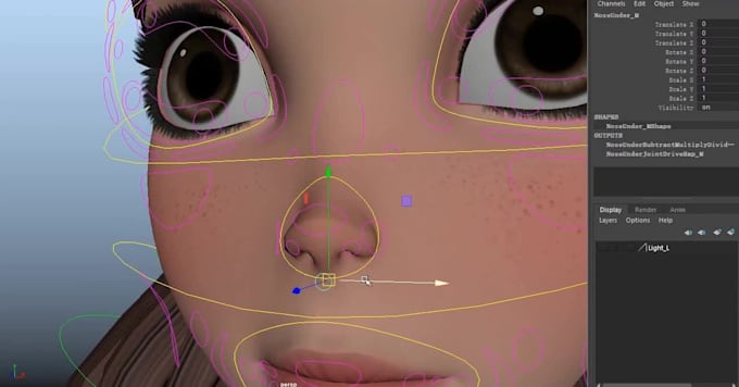 Ue5 face rig,blendshape,ue5 live face link rig,ik fk,3d pose rig,3dmodel