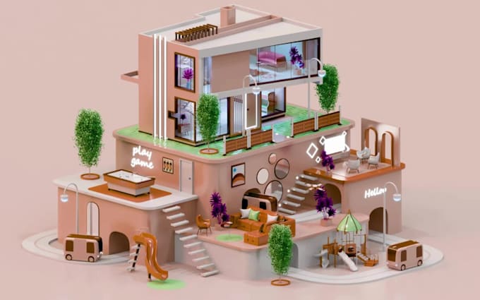 Do 3d isometric explainer video 3d animation animated 3d video isometric design by Blacqa | Fiverr