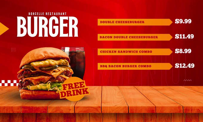 Design custom food menus, restaurant branding, and digital menu designs ...