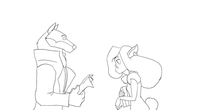 Do 2d line art animation frame by frame, hand drawn animation, pencil ...
