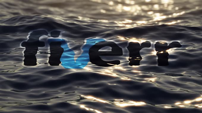 Make an awesome water floating logo intro