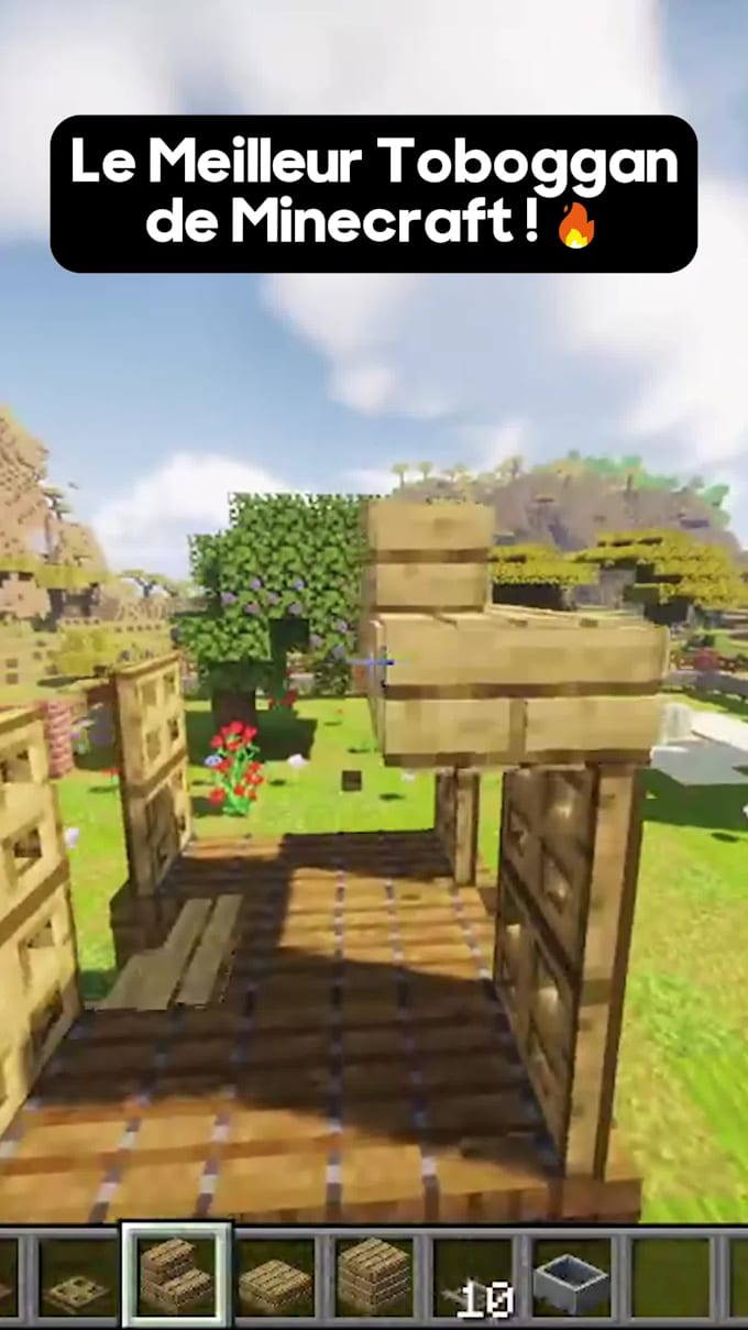 Create a vertical video for youtube shorts in minecraft by Pilouface888 ...