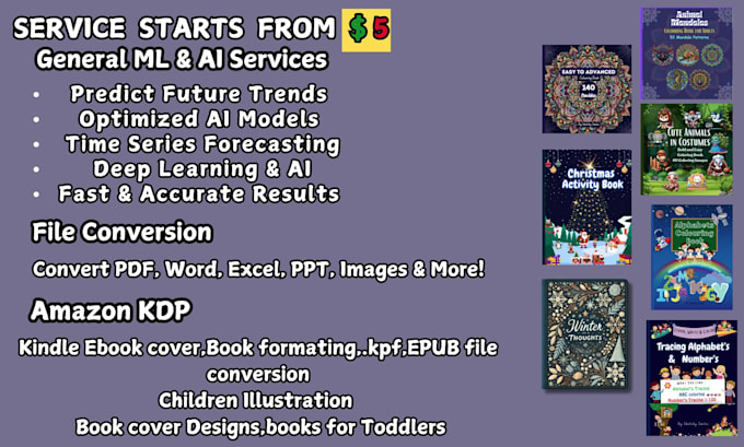 Build accurate ml models for forecasting by Sunitha_color | Fiverr
