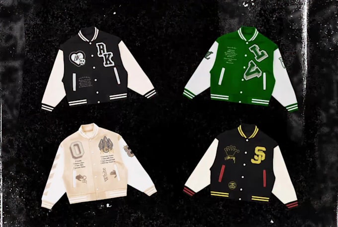 Design varsity streetwear jacket for your brand or merch by Souha2 | Fiverr