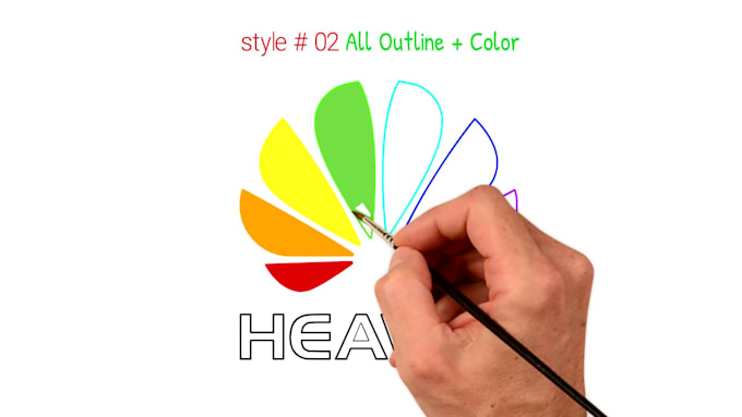 Speed draw or paint your logo intro by Designin4five | Fiverr