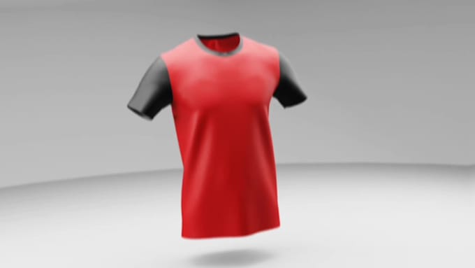 Create a 3d t shirt mock up animation 360 perfe loop video by Harsha ...