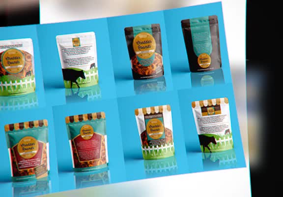 Design perfect food packaging, box and label sticker with 3d mockup by ...