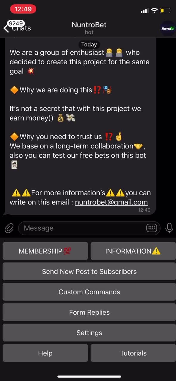 Create your perfect telegram bot by Cirspy | Fiverr Create your perfect telegram bot by Cirspy | Fiverr