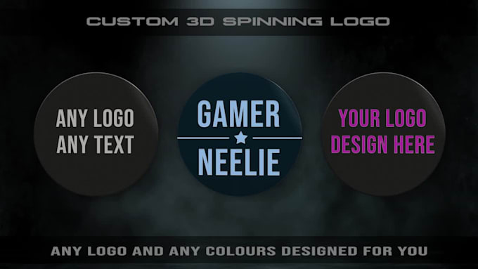 Create a spinning animated logo by Gamerneelie | Fiverr
