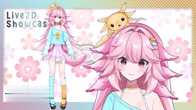Draw and rig 2d vtuber model, live2d model, rigging, 3d vtuber ...