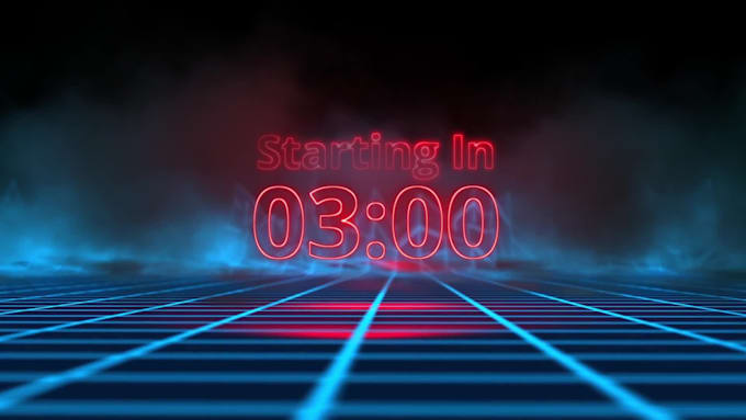 Create stream start countdown and a matching transition by ...