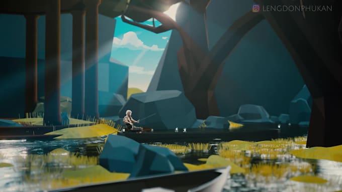 3d animated scenes for your social media by Lengdonphukan | Fiverr