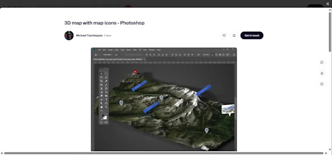 Do map animation illustration vector maps with geolayers 3 by Emmymike2 ...