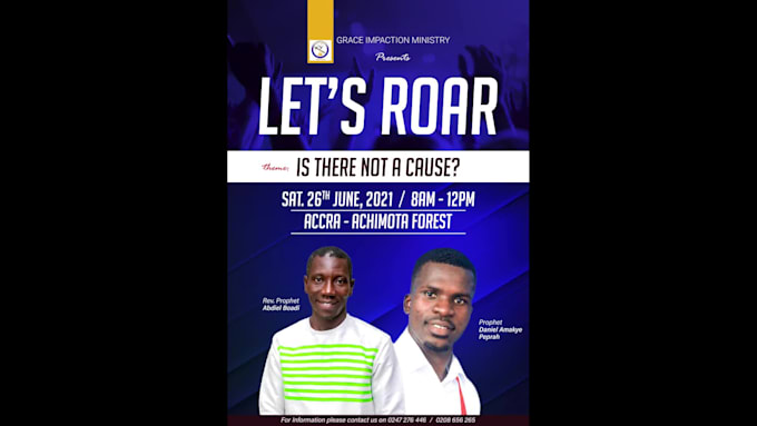 Design amazing church flyer, event flyer, and many more by Afriyie23 ...