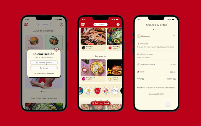 Design the user interface for a mobile app by Elenagarza | Fiverr