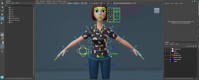 Add armature to model, manual rigging, ik fk, maya rig, arkit54, rokoko ...