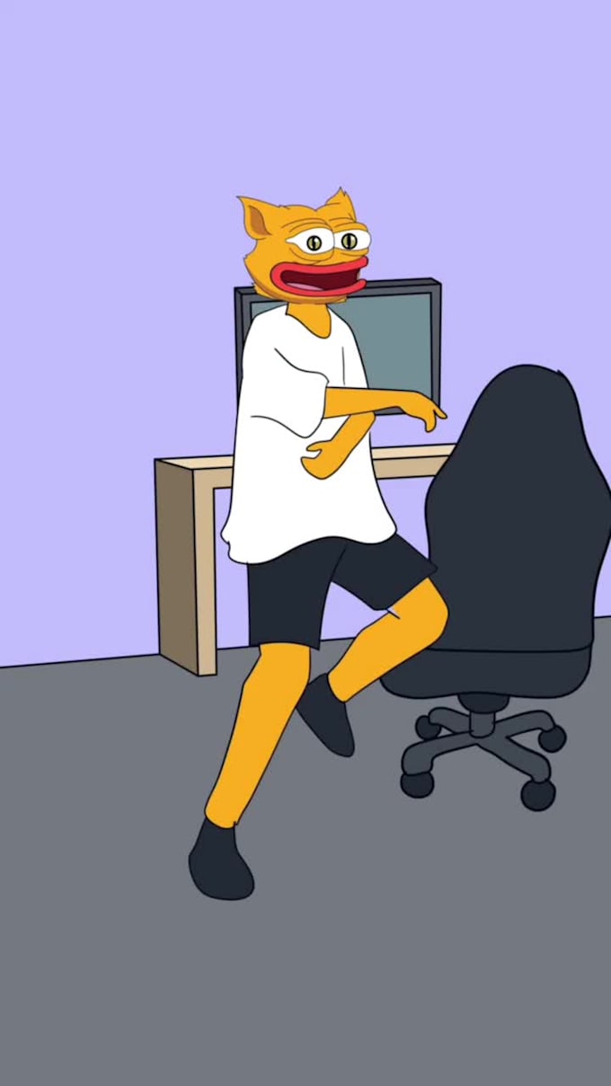 Create viral funny meme coin art memecoin animation crypto meme video ...