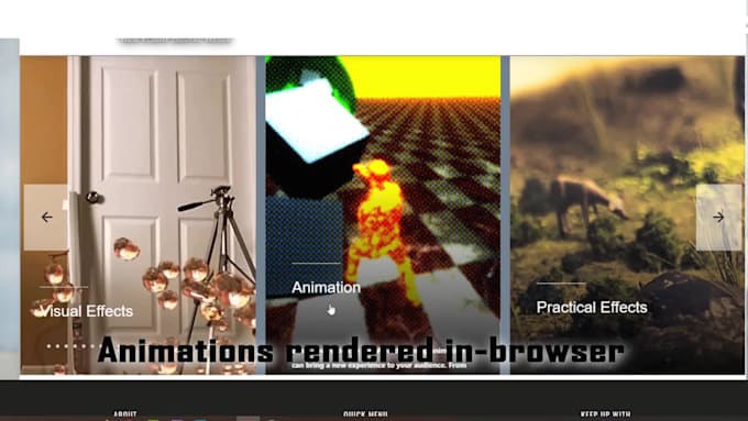 Create stunning interactive animations for websites by Newflight | Fiverr