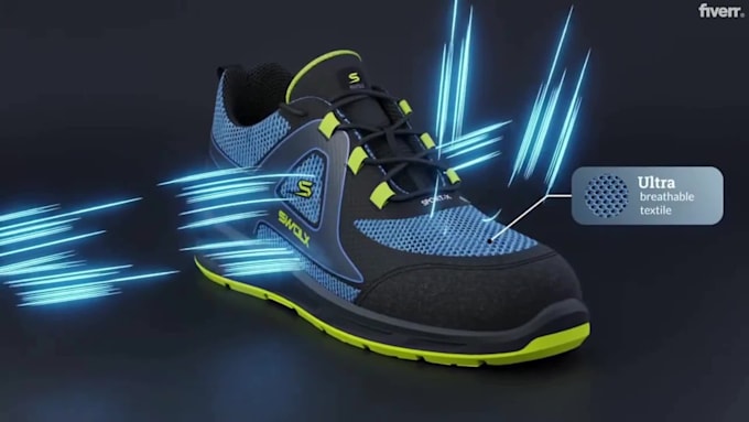 Design 3d shoes animation, 3d sneakers, 3d shoe design, 3d footwear ...