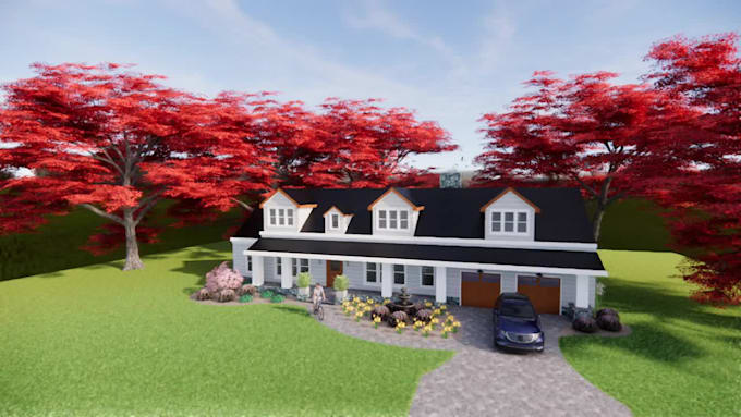 Make the best 3d models in revit or sketchup and render in vray lumion by Kiran_fatima523 | Fiverr