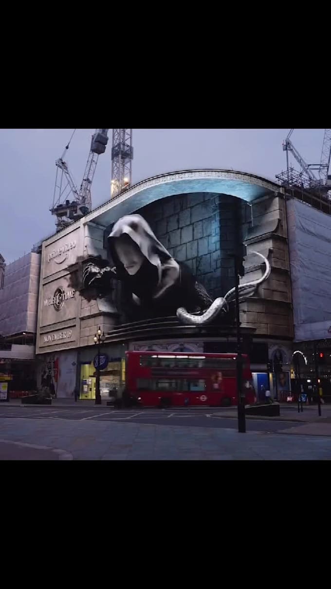 Do 3d led billboard anamorphic animation, ooh 3d led screen cgi video ...