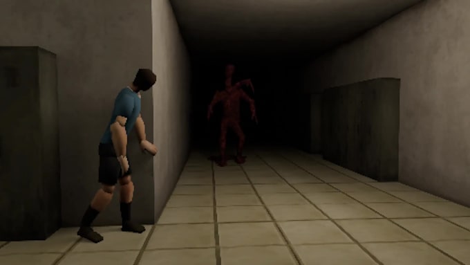 Do retro ps1 psx ps2 n64 game character 3d animation in low poly 3d ...