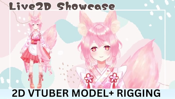 Draw and rig 2d vtuber model, vtuber design, anime vtuber for vtube ...