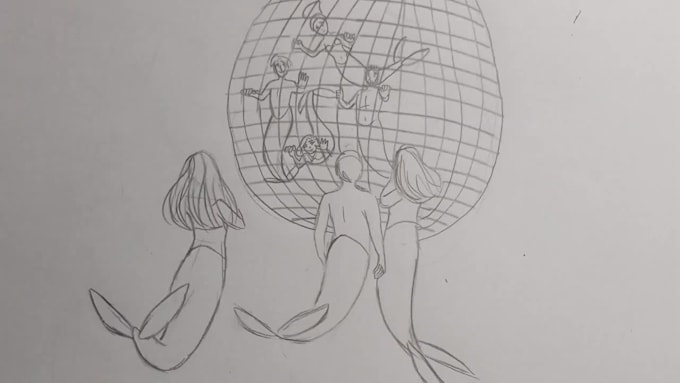 Do 2d traditional animation, frame by frame, line art animation hand ...