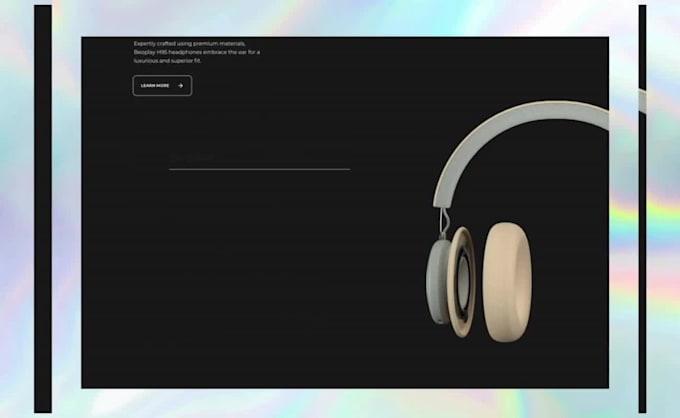 Interactive 3d webflow website, 3d animated website spline scrolling animation by Sophiaa_craft ...