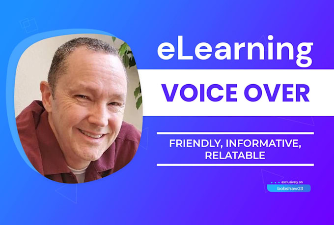 Record your elearning, educational or tutorial voice over by Bobshaw23 ...