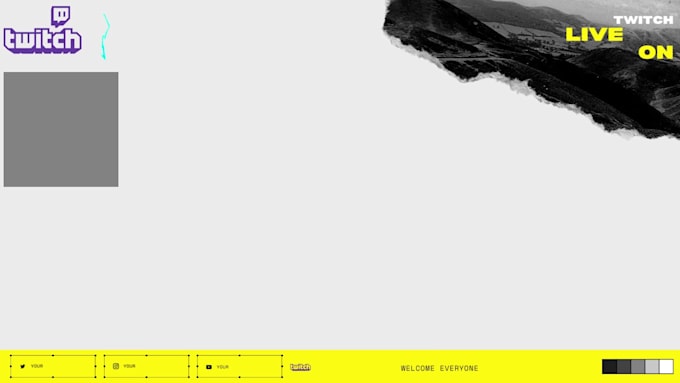 Design a custom twitch overlay, twitch animation and logo by ...