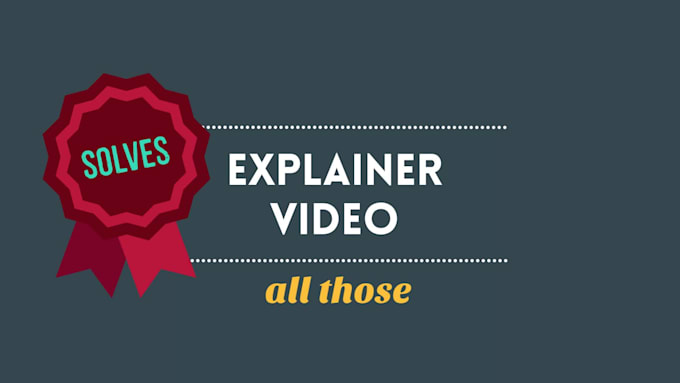 Create a professional explainer video by Yumsproduction | Fiverr