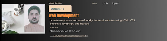 Design responsive frontend using bootstrap and react by Mohsan_developr ...