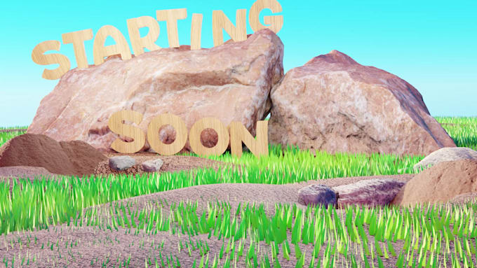 Make 3d animated starting soon screens for twitch and more by ...