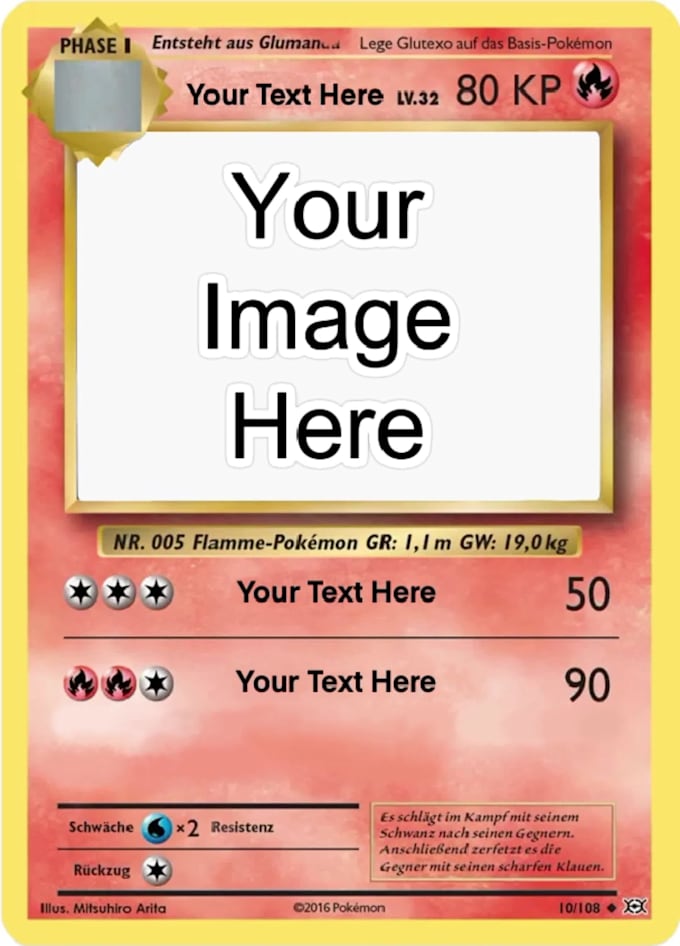 Design your own pokemon card by Max_becker1 | Fiverr