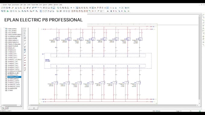 Do a professional wiring diagram and panel design at eplan by ...