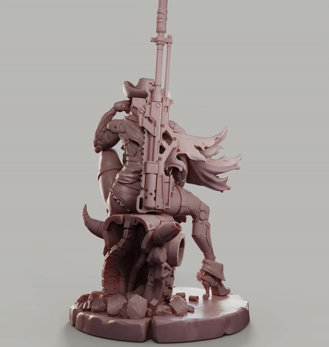 Create 3d model for 3d printing, 3d miniatures,3d sculpt, 3d character, stl file by Hahnan | Fiverr