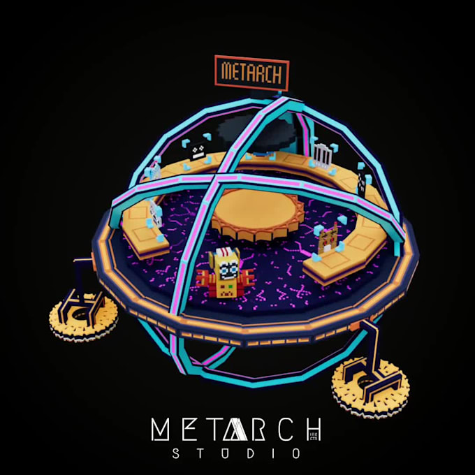 Design your voxel avatars and assets for the sandbox by Metarchstudio | Fiverr