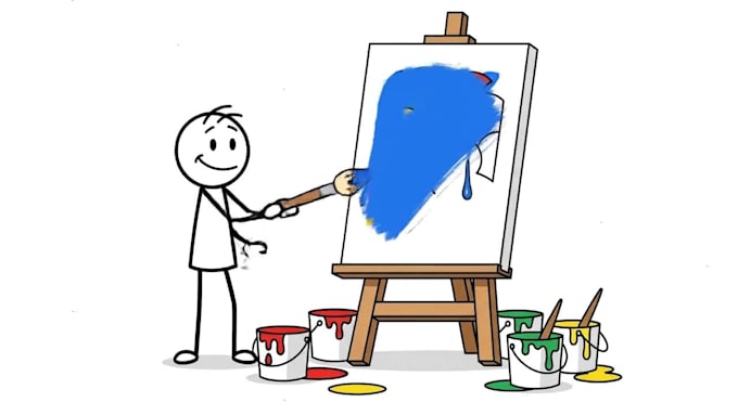 Create custom stickman and paint explainer videos edit for youtube by ...