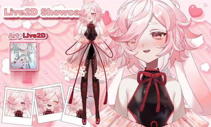 Design live 2d vtuber model, vtube design, 2d vtuber rigging, vtuber ...