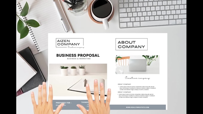 Offer a 3 page, editable, reusable business proposal template by ...
