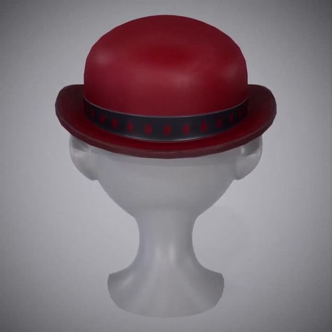 Animate complex 3d hat 3d fashion 3d cap design 3d cap model by ...