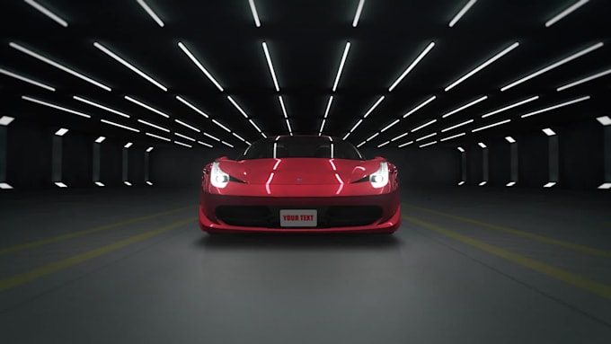 Create a realistic supercar logo video intro animation by Scribblefox ...